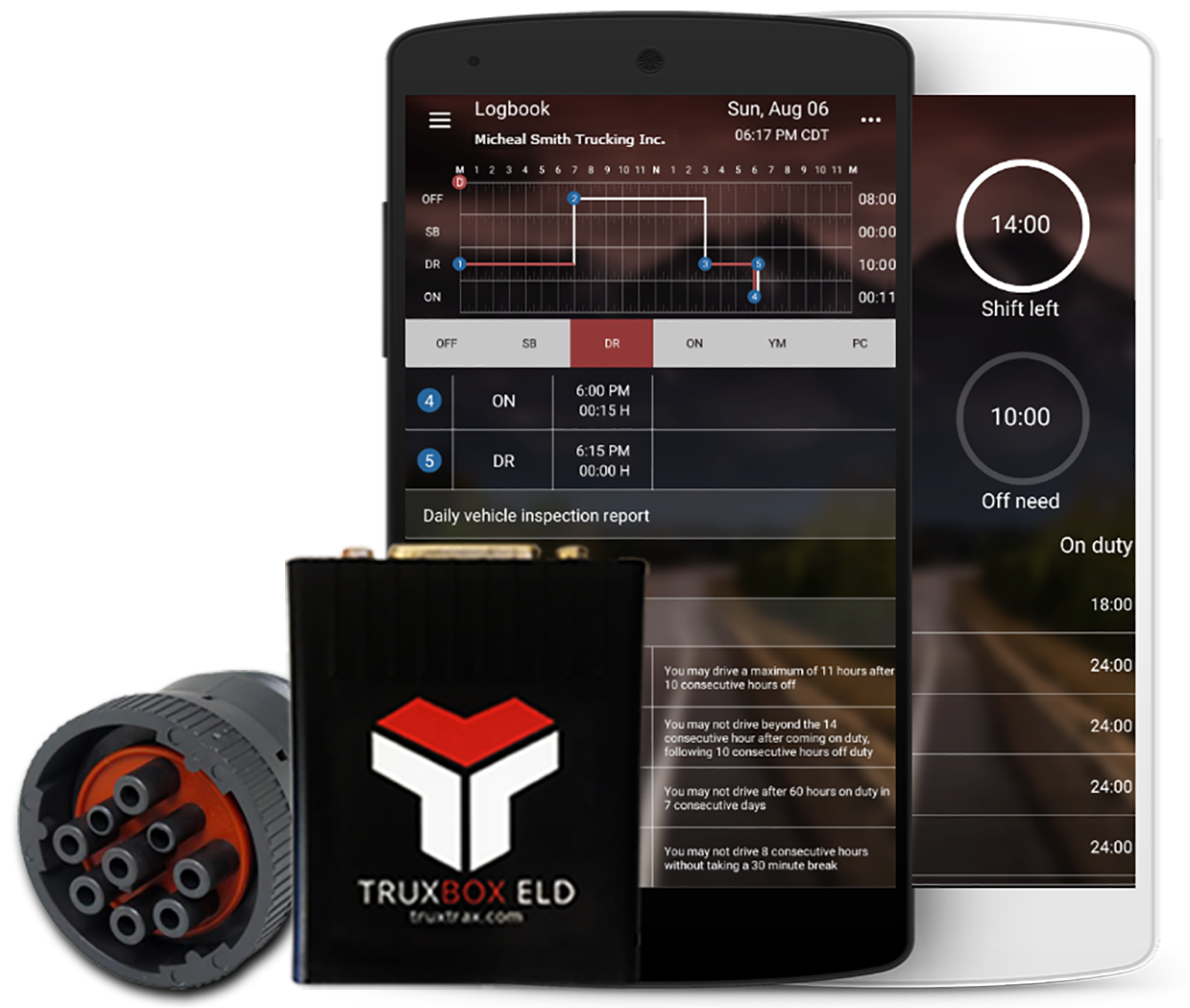 E-Logbook + ELD Compliant App for Truck Drivers | TruxTrax E-Logbook + ELD Compliant App for Truck Drivers | TruxTrax